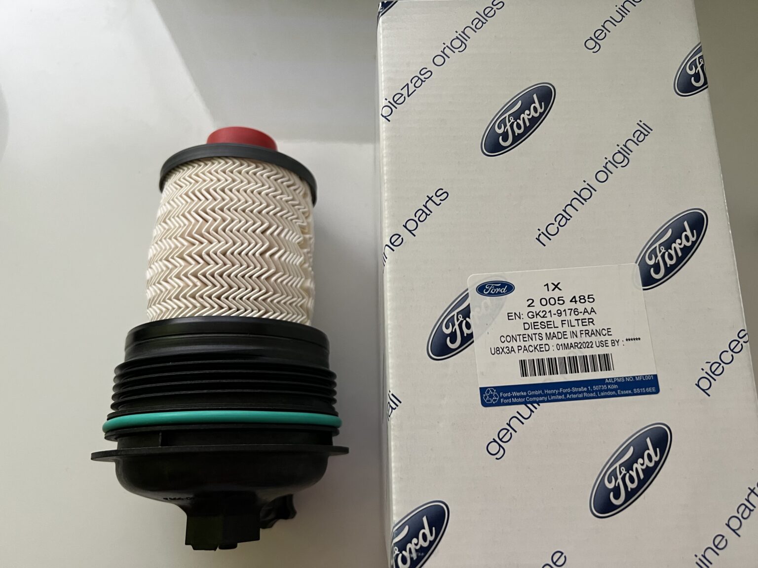 Ford Kraftstofffilter Dieselfilter TOURNEO TRANSIT 2.0 TDCi 2005485 ...